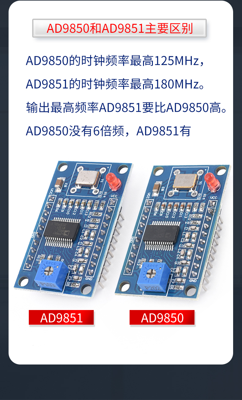 Square wave generator - Ad9833 module | Xinwei