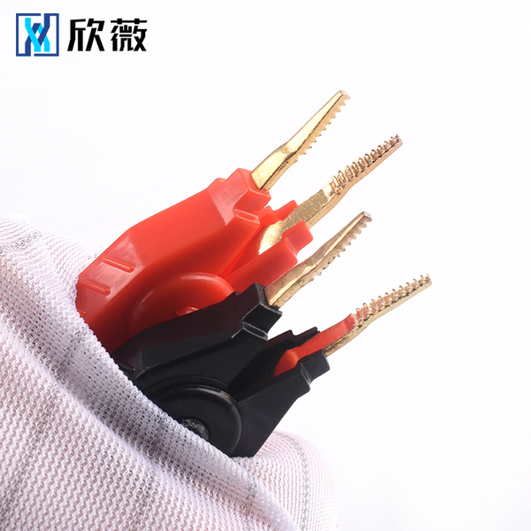 Pure Copper Crocodile Clip Wire Test Clip SMT Measurement Kelvin ...