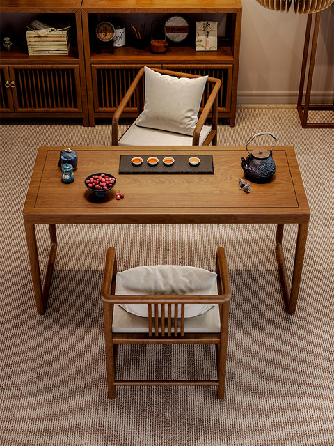 New Chinese Style Solid Wood Balcony Exquisite Small Tea Table Song ...