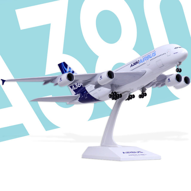1:200 simulation ABS assembled with Airbus a380 prototype aircraft model passenger aircraft ...