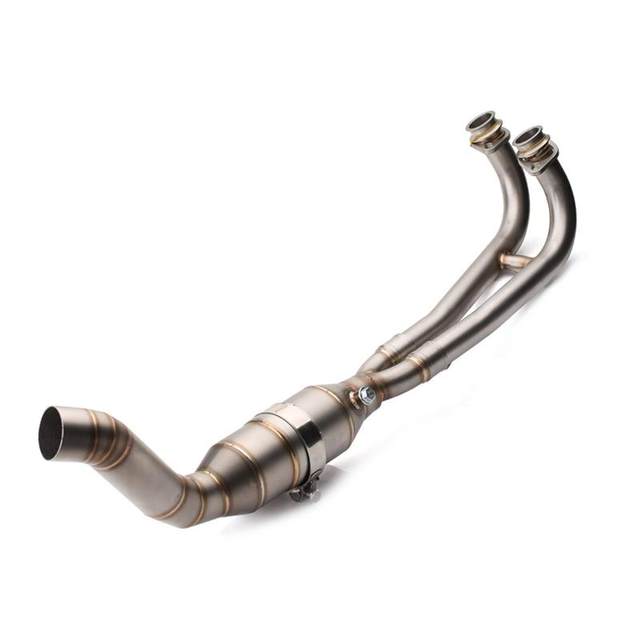 Motorcycle scooter modified 18-year-old TMAX530 exhaust pipe front ...