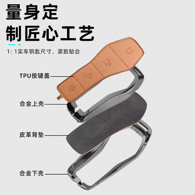 2023 BYD Qin plusdmi key cover champion version 21-23 Qin plusev male dmi car buckle case