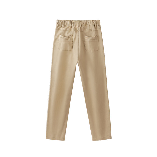 Girls' khaki school uniform pants children's Eton primary school ...