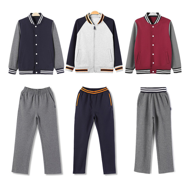 Children's school uniform sports set Elementary school student garden ...