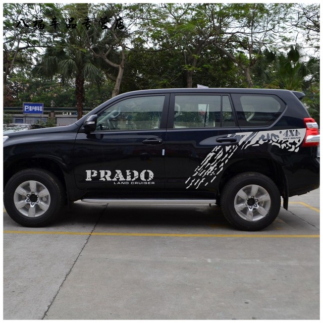 Suitable for 10-20 new Prado body color strip stickers Toyota ...