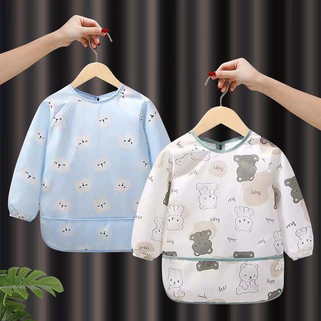 Baby smock, children's outer wear in autumn and winter, waterproof and ...