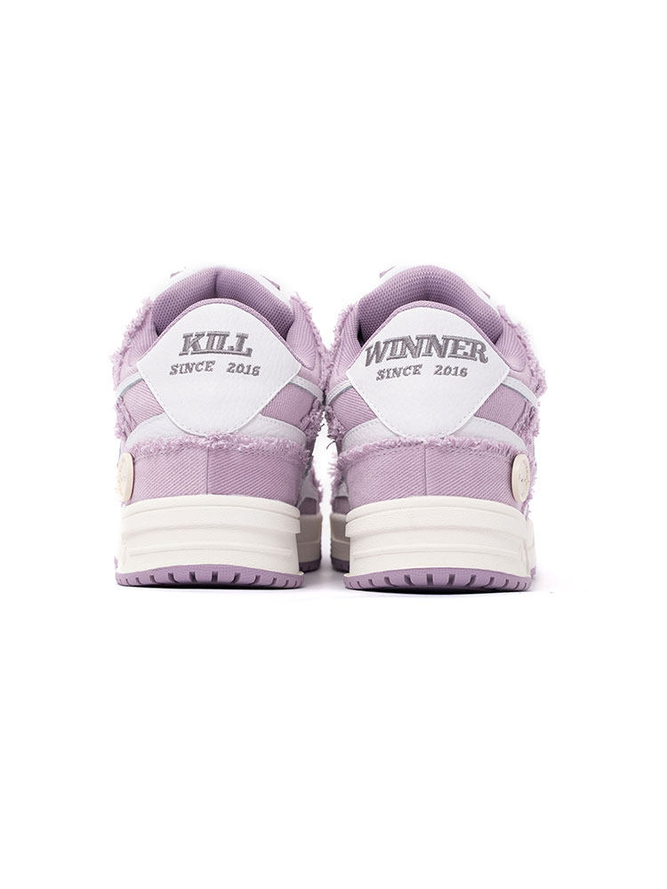 Killwinner Noah's Ark Denim Low Top Sneakers - Purple