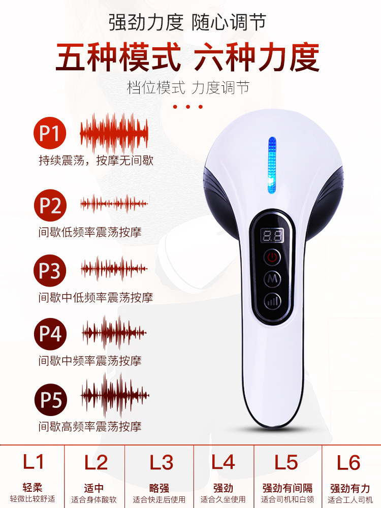 Puli PL-607DC3 Massage Stick - Cervical & Back Pain Relief
