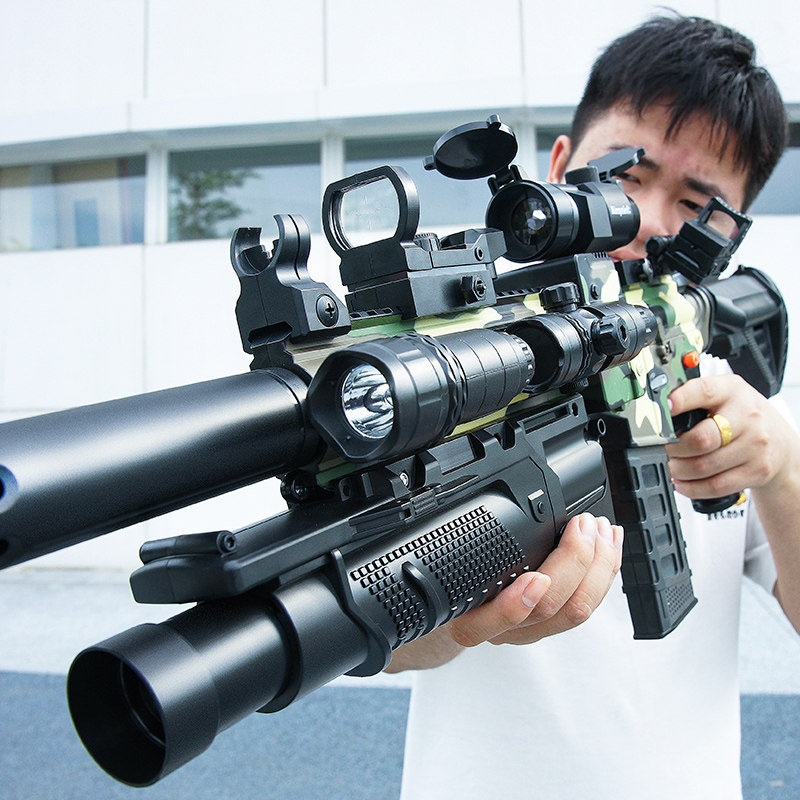 Children's Simulated Hand Grab M416 Boy Toy Soft Bullet Gun Equipment ...