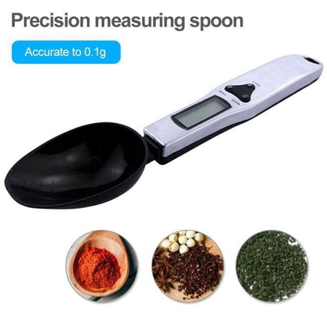 Stainless steel kitchen scale electronic spoon scale food scale 500g/0 ...