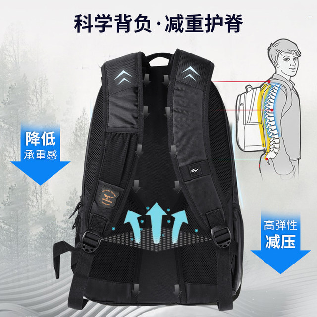 Septwolves Travel Backpack Large Capacity Backpack Men's 2024 New Men's ...