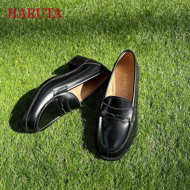 Haruta Japanese all-match college style loafers for women 4603 genuine ...
