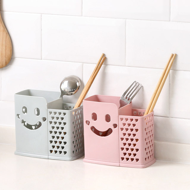 Home Creative Cute Chopstick Barrel Chopstick Box Plastic Hanging ...