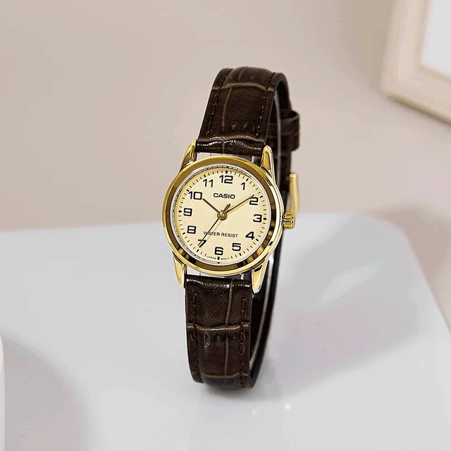 Casio CASIO women's watch ladies pointer belt waterproof casual simple ...