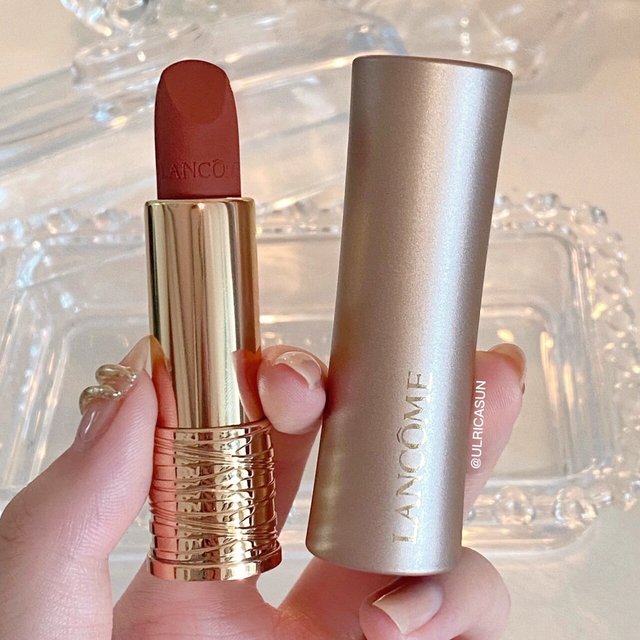 Lancome/Lancome Jing pure pink gold tube black tube small waist ...