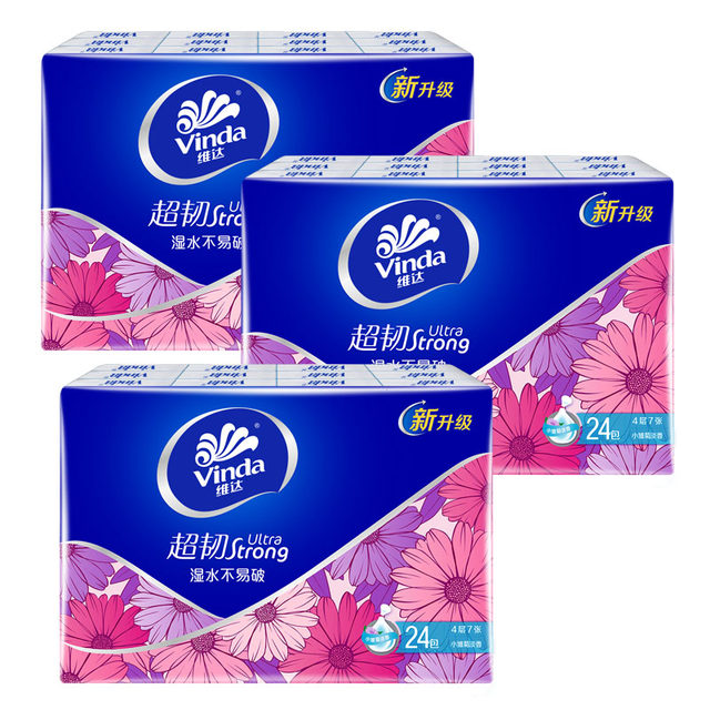 Vinda handkerchief paper super tough daisy light fragrance handkerchief ...