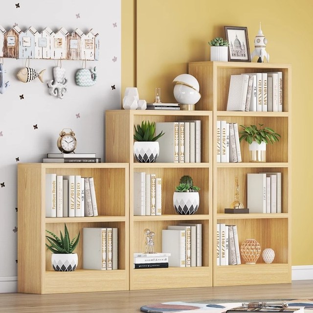 Aisennai solid wood bookshelves floor-standing children's simple ...