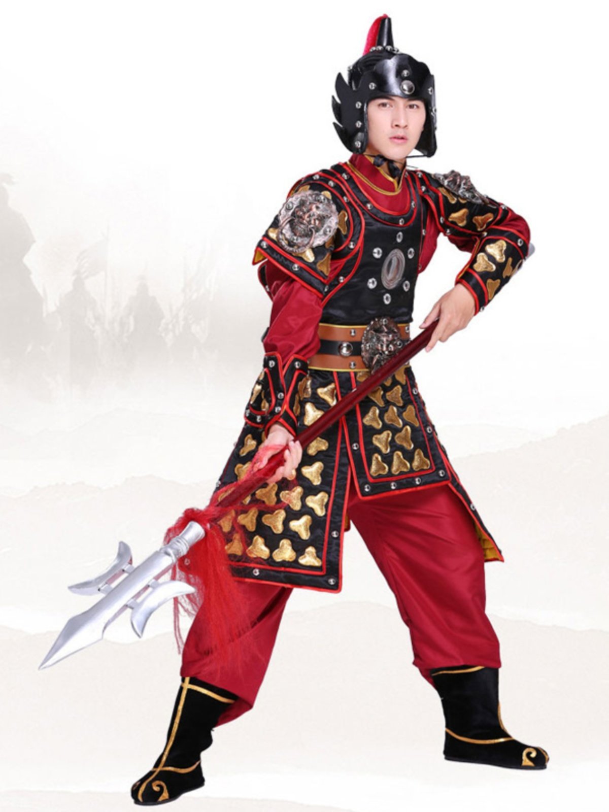 Yankou General Armor Costume - Zhao Zilong Warrior Robe