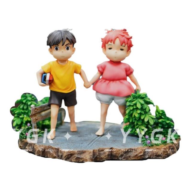 YYGK spot Sousuke/Ponyo Miyazaki Hayao Ponyo figure statue GK model on ...