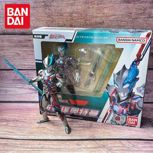 Bandai Genuine Deluxe Edition Ultraman Blazer Super Action Figure Set ...