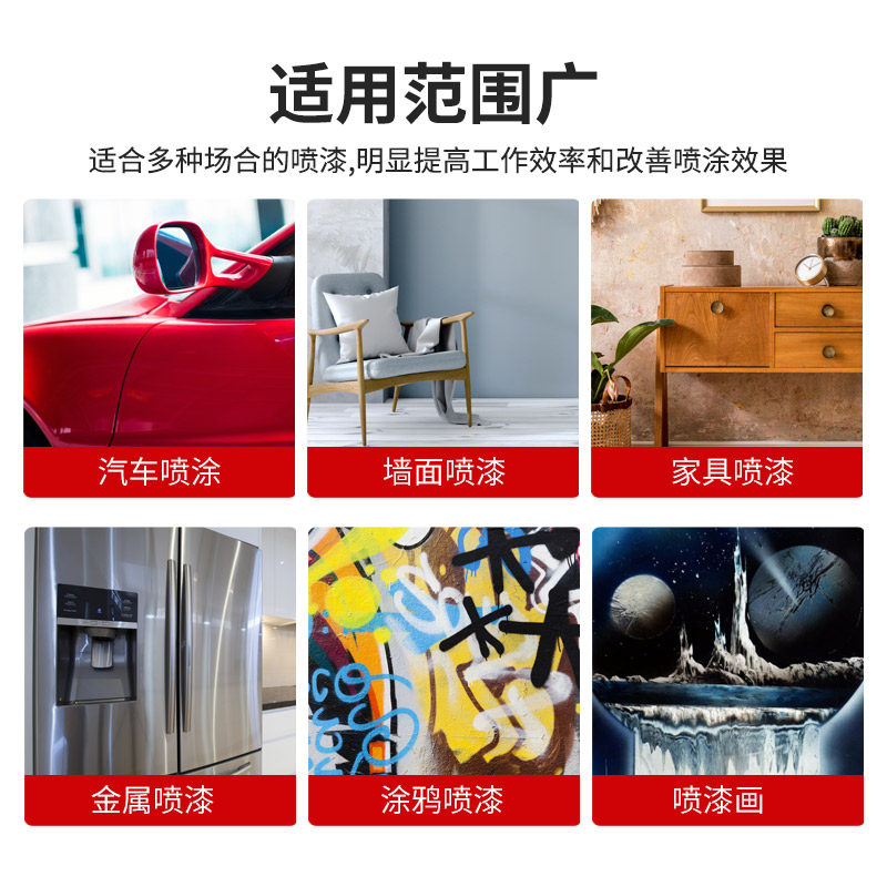 Self-Spray Paint Booster Gun for Graffiti Art and Refurbishing Projects