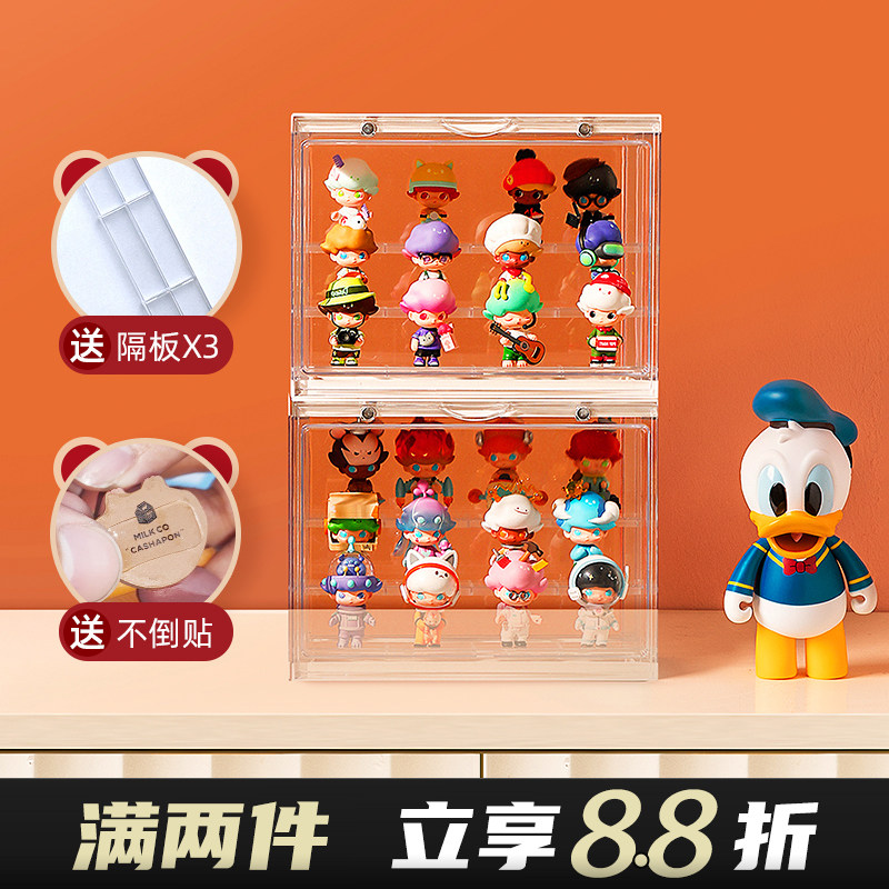 DDC Figure Acrylic Display Box with Dustproof Storage