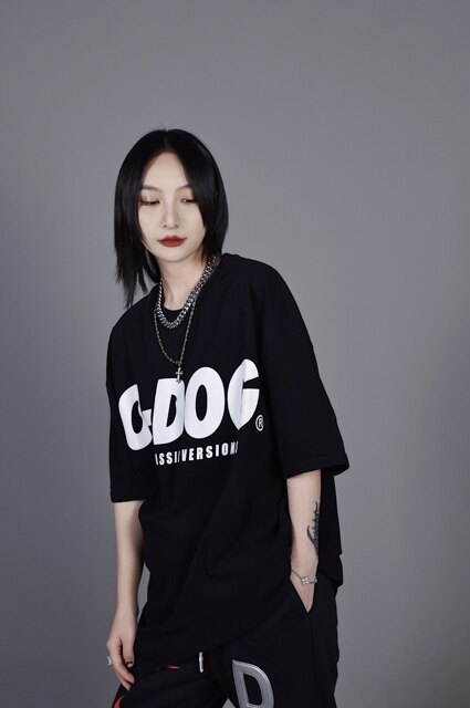 O-DOG classic T-shirt summer unisex round neck short-sleeved ...