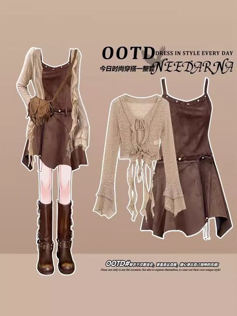 Xinjiang Prairie Travel Outfit Yadan Wasteland Style Dress Women's ...