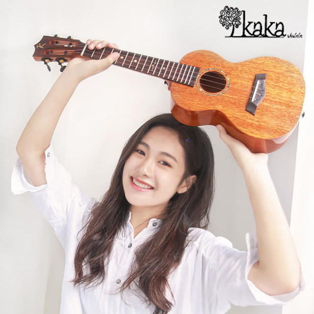 Kaka Kaka single board Ukri full MAD girl model 23/26 inch small guitar ...