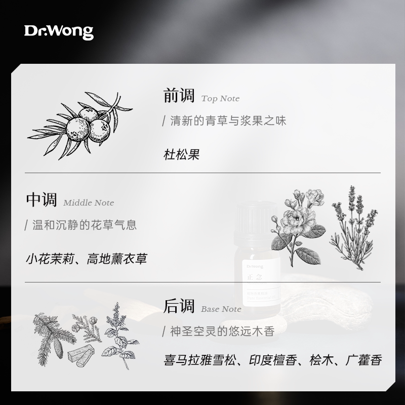 Dr. Wong's Mindfulness Compound Essential Oil - Natural Aromatherapy ...