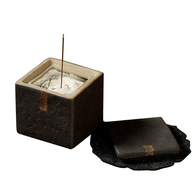 Mu Yan Japanese-style wabi-sabi incense burner incense seat moss rock ...