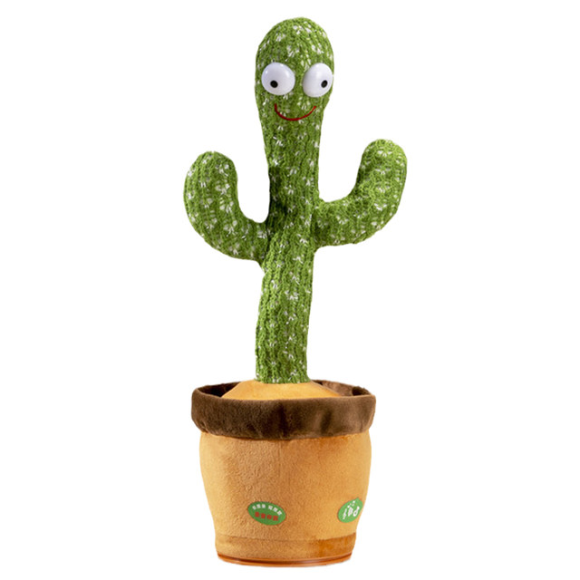 Dancing Cactus Toy Learning to Talk and Move Recording Repeater Doll ...