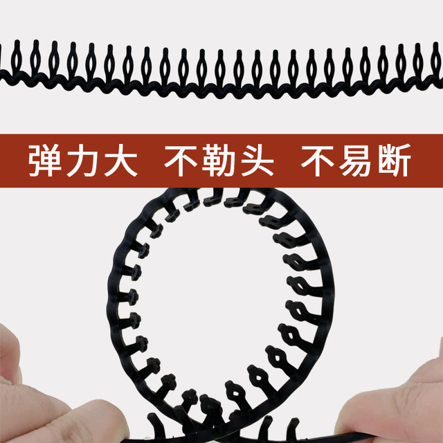 Flocking headband Internet celebrity 2024 new headband with teeth anti ...