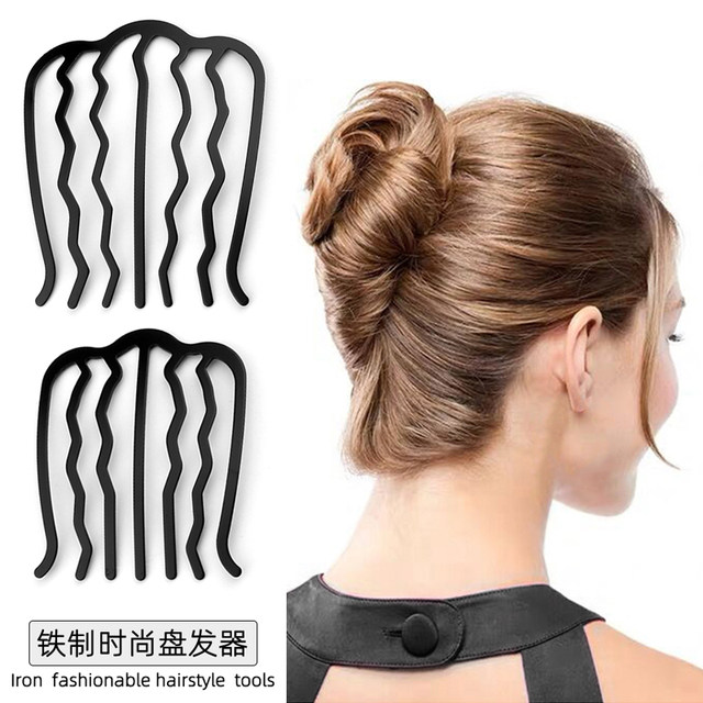 Seven-tooth hair comb, ball head, hair artifact, hairpin, hairpin ...