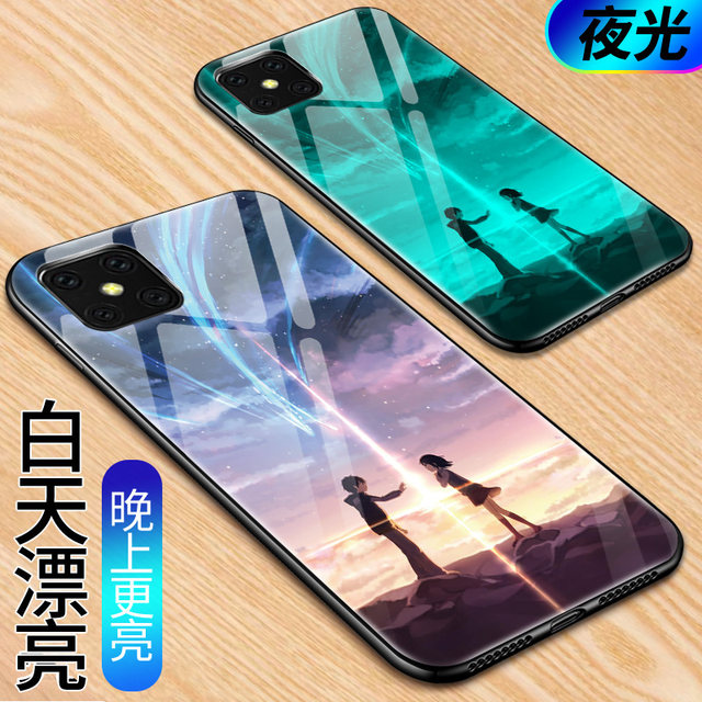 oppoA92S mobile phone case oppoA92s luminous 5G version protective ...
