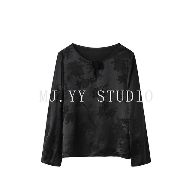 Fanjun 2025 spring new silk crown music elastic flower loose new ...