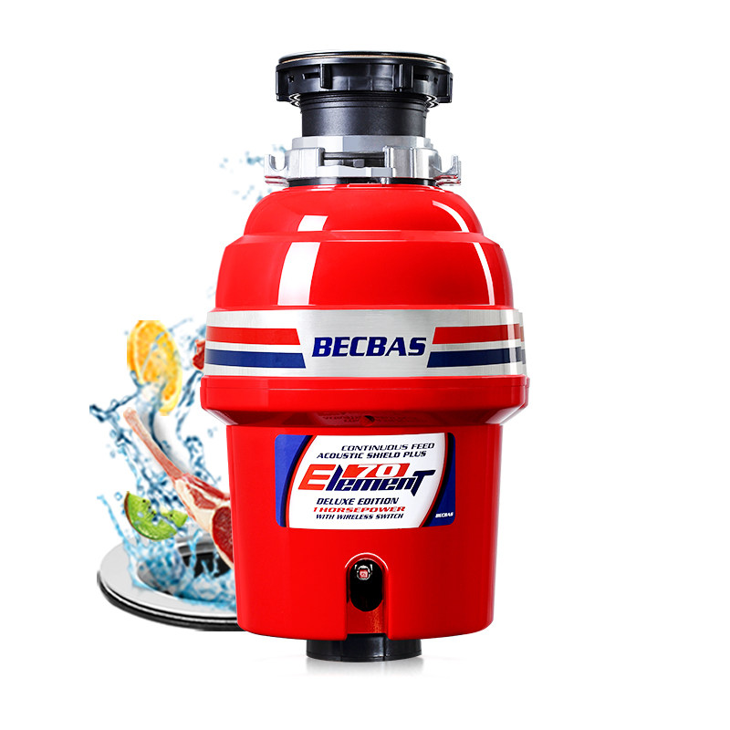 Becbas E70 Küchenabfallzerkleinerer - Küchenspülenzerkleinerer mit kabellosem Schalter