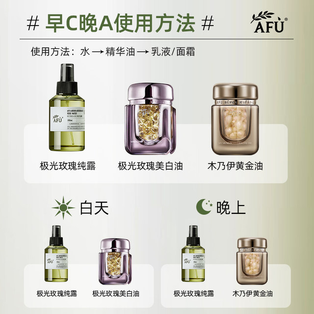Afu Whitening Rose Essence Oil Mummy Essential Oil Anti-wrinkle ...