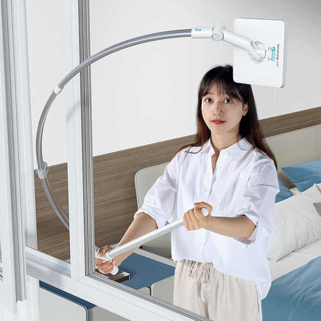 This glass-cleaning window-cleaning artifact household high-rise window ...