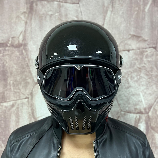 3C Certified Retro Motorcycle Helmet for Men and Women Cruise Full ...