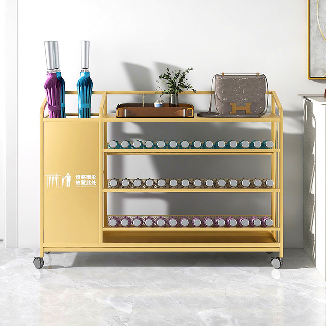 Customized logo umbrella storage rack commercial large capacity hotel ...