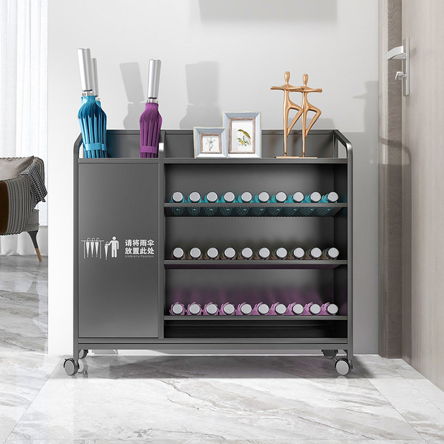 Customized logo umbrella storage rack commercial large capacity hotel ...