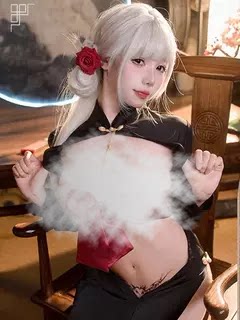 Miss Dai: Temperament retro stand -up collar lock -free sexy strap hollow split -cutting ...