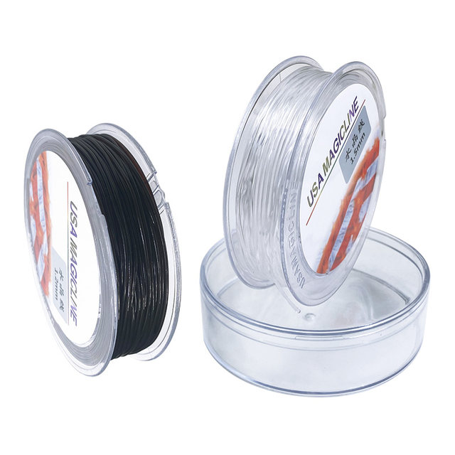 Crystal elastic thread, round transparent rubber band thread, beaded ...