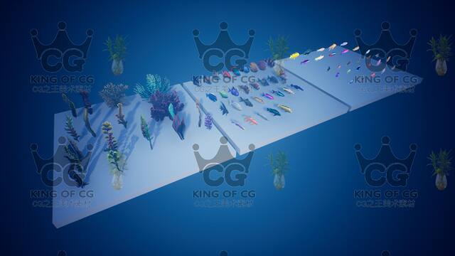 UE5 Unreal 4 Ocean Fish Ecological Swimming Special Effect ...