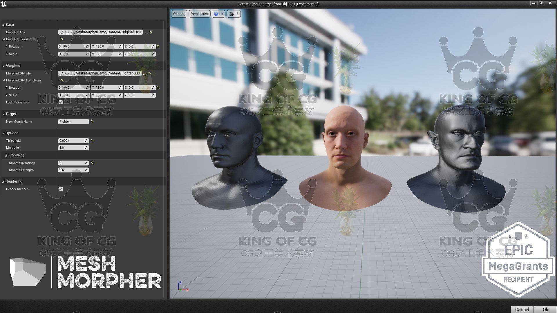 UE5 Unreal 4 Package Update Model Film Edit Export Plug-in MeshmorPher4 ...