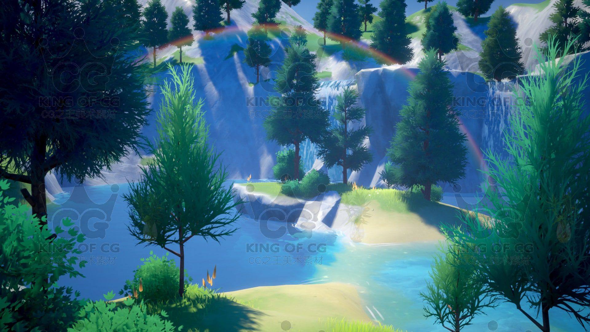 Ue5 Unreal Engine Full Features Stylized Genshin Impact Zelda Lod ...