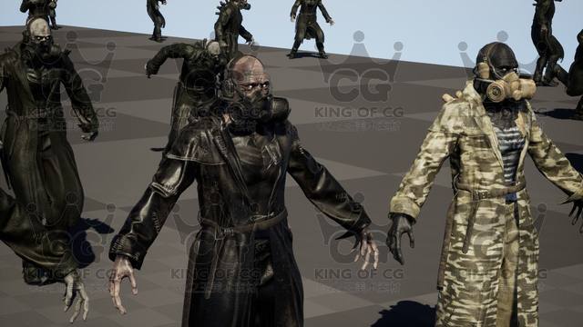 SuperZombie 6 UE5 Unreal 4 biochemical Zombie Zombie monster boss with ...