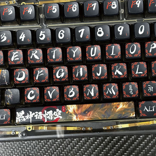 Black Myth: Wukong Destiny's co-branded peripheral PBT sublimation 125 ...