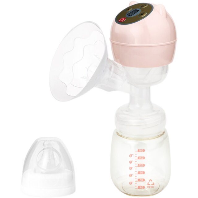 BOOKY all-in-one smart electric breast pump with 9 levels of adjustable suction power and quiet ...